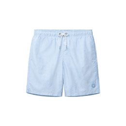 The Sunshine Brand Badeshorts 'Mike Geo' Herren Gr&ouml;&szlig;e S hellblau / wei&szlig;
