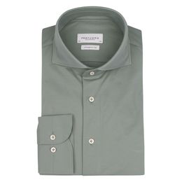 Profuomo Button Up Shirt 'Japanese Knitted' male size M/L Green