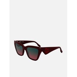 K by KARL LAGERFELD Karl Lagerfeld Sonnenbrille Damen Gr&ouml;&szlig;e 53 rot