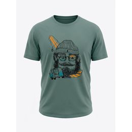 Karlskopf Shirt 'CAMPER' Herren Gr&ouml;&szlig;e XXXL gr&uuml;n