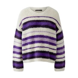 Oui Sweater female size S Purple / mottled white