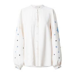 Fabienne Chapot Bluse 'Harry' Damen Gr&ouml;&szlig;e M rauchblau / nachtblau / hellbraun / offwhite