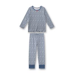 Sanetta Schlafanzug M&auml;dchen Gr&ouml;&szlig;e 104 blau / wei&szlig;