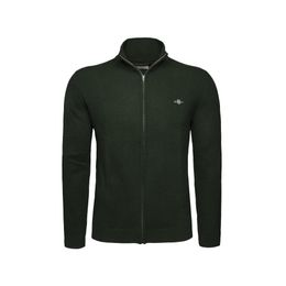 Gant Knit Cardigan male size XXL Dark green