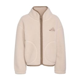 adidas Sportswear Funktionsfleecejacke 'ALPACA SHERPA' Jungen Gr&ouml;&szlig;e 122 beige / dunkelbeige
