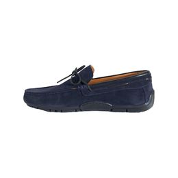 Desa Moccasins 'DESA Herren-Schn&uuml;rslipper aus Wildleder' male size 44 Blue