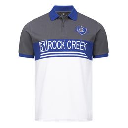 Rock Creek Shirt male size XXL Blue / Dark grey / mottled white