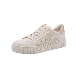 Marco Tozzi Sneaker Damen Gr&ouml;&szlig;e 37 hellbeige / gold Sommerschuhe