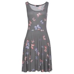 Laura Scott Kleid Damen Gr&ouml;&szlig;e 36 blau / grau / pink