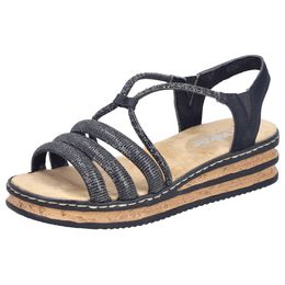 Rieker Sandals '62977' female size 42 Black