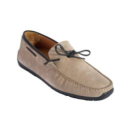 Desa Mokassin 'DESA Herren-Schn&uuml;rslipper aus Wildleder' Herren Gr&ouml;&szlig;e 42 beige