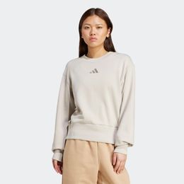 adidas Sportswear Sportsweatshirt 'All Szn' Damen Gr&ouml;&szlig;e XXXL/4XL ecru / wei&szlig;
