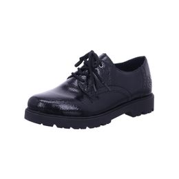 Rieker Schn&uuml;rschuh 'Schn&uuml;rschuh Damen 45502 00 Kunststoff (Synthetik) in schwarz' Damen Gr&ouml;&szlig;e 43 schwarz Sommerschuhe
