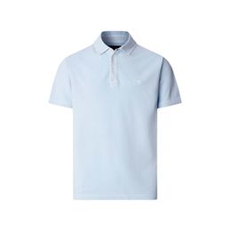 Hackett London Shirt 'GMD PIQUE SS' male size L Pastel blue