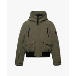 Superdry & Co Jacke 'City' Damen Gr&ouml;&szlig;e XXL oliv / schwarz / offwhite