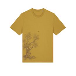 Life-Tree Shirt 'Fairwear Organic Olive Tree' male size XXL Yellow
