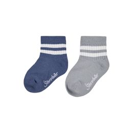 Sterntaler Socks boy size 18 Dark blue / Grey / White