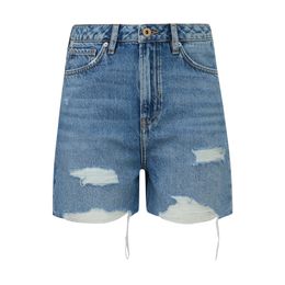 QS Shorts 'Mom Fit' Damen Gr&ouml;&szlig;e 32/34 blau