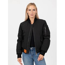 Bombers &Uuml;bergangsjacke 'ORIGINAL WOMEN' Damen Gr&ouml;&szlig;e S schwarz Sommerjacke