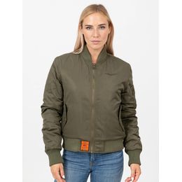Bombers &Uuml;bergangsjacke 'ORIGINAL WOMEN' Damen Gr&ouml;&szlig;e XS gr&uuml;n Sommerjacke