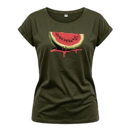 MAKAYA Shirt 'Watermelon' female size L Green
