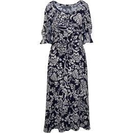 WHITE LABEL Maxikleid Schwarz/Wei&szlig; (Gr&ouml;&szlig;e: 38)