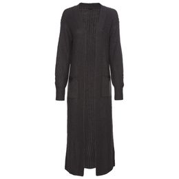 Laura Scott Knit Cardigan female size L Dark grey