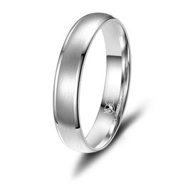 Marrya Ring 'MARRYA SI-06 Ehering aus Silber' Damen Gr&ouml;&szlig;e 62 silbergrau
