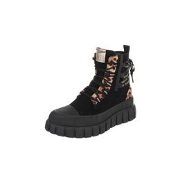 Ital-Design Sneaker Damen Gr&ouml;&szlig;e 36 hellbraun / dunkelbraun / schwarz
