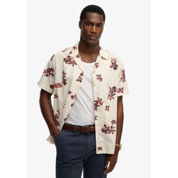 Superdry & Co Hemd Herren Gr&ouml;&szlig;e XL creme / navy / neonorange