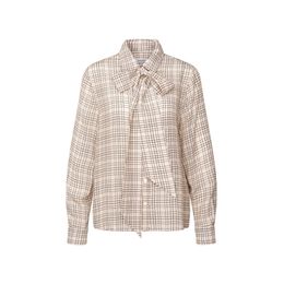 Seidensticker Blouse female size XXL Cream / Dark brown