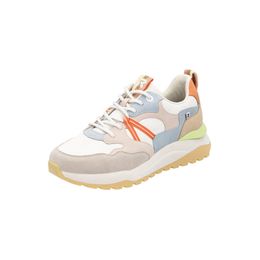 Rieker Sneaker Damen Gr&ouml;&szlig;e 43 hellblau / dunkelorange / rosa / wei&szlig; Sommerschuhe
