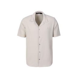 K by KARL LAGERFELD Karl Lagerfeld Button Up Shirt male size XL mottled beige