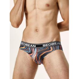 SEOBEAN Panty 'Magic' male size M Light blue / Orange / Red / Black