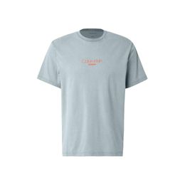 Calvin Klein Jeans T-Shirt Herren Gr&ouml;&szlig;e M taubenblau / orange