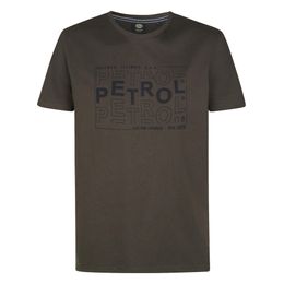PETROL INDUSTRIES Shirt male size XXXL Dark grey / Black