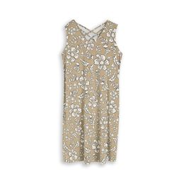 Tom Tailor Dress female size 38 Beige / Black / White