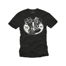 MAKAYA Shirt 'Panhead' male size 5XL Black