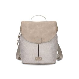 Zwei Backpack 'Olli' female size One size Dark beige / mottled beige