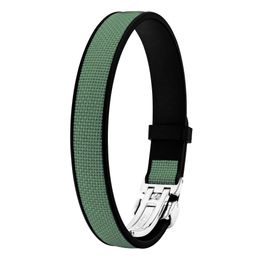 Nima Atelier Armband 'GEB OCEAN' Damen Gr&ouml;&szlig;e 16 / 21 cm dunkelgr&uuml;n