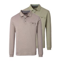 Casamoda Shirt 'Basic' Herren Gr&ouml;&szlig;e XXXL khaki / mauve