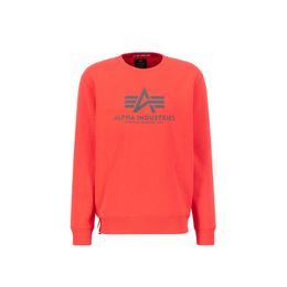 Alpha Industries Sweatshirt 'Basic' male size XXL bright red
