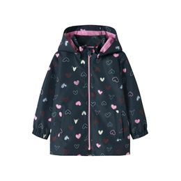name it Between-Season Jacket 'NMFMAxi' girl size 128 Sapphire / Light blue / Light pink / Dark red