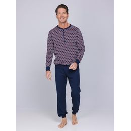 PASTUNETTE Long Pajamas male size XL Dark blue