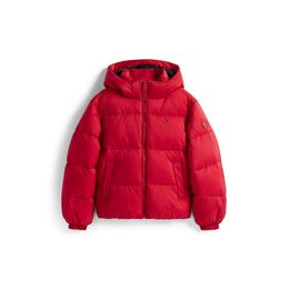 Tommy Hilfiger Winterjacke M&auml;dchen Gr&ouml;&szlig;e 140 rubinrot