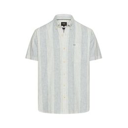 Camel Active Kurzarmhemd aus Leinenmix Herren Gr&ouml;&szlig;e XL indigo