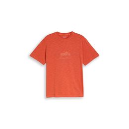 Tom Tailor Shirt male size L Orange / Dark orange