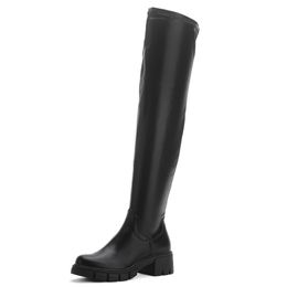 Elara Overknees Damen Gr&ouml;&szlig;e 41 schwarz