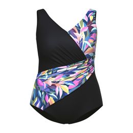 Ulla Popken Badeanzug Damen Gr&ouml;&szlig;e XXL blau / gelb / rosa / schwarz