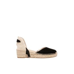 Alhamas Sandale 'Alpargata Cu&ntilde;a 5 cm' Damen Gr&ouml;&szlig;e 41 schwarz